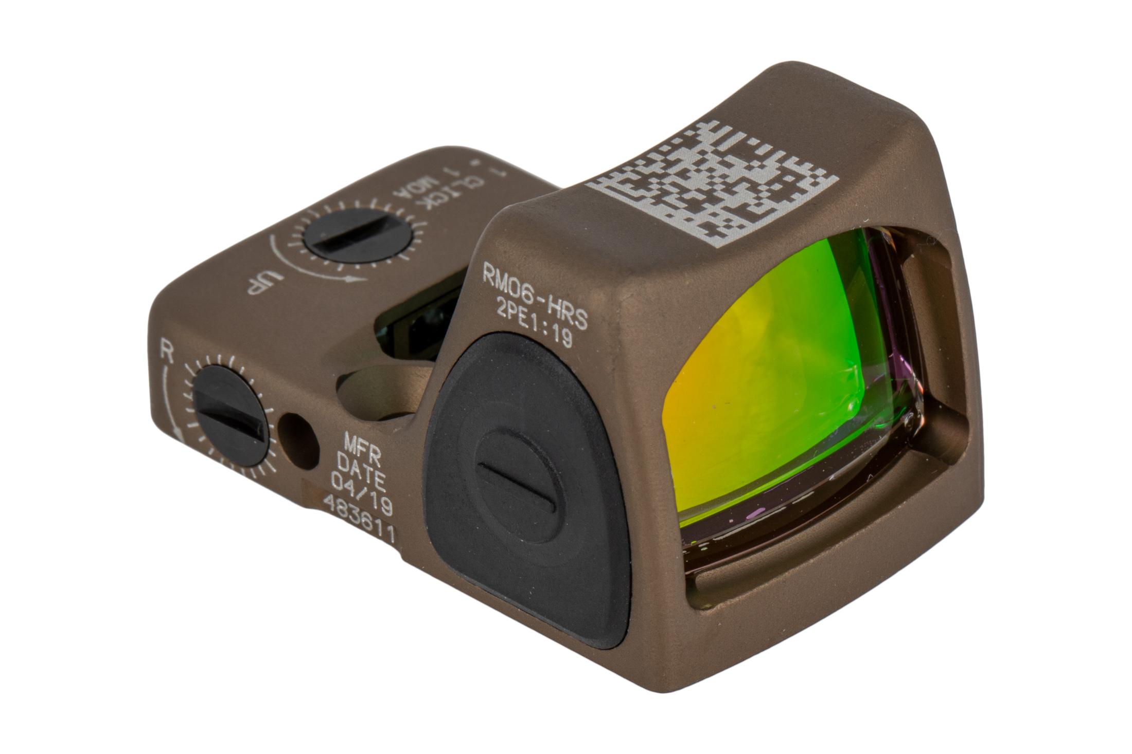 Trijicon RMR Type 2 HRS Adjustable LED Reflex Sight - 3.25 MOA - Hard ... Trijicon RMR Type 2 HRS Adjustable LED Reflex Sight - 3.25 MOA - Hard ...